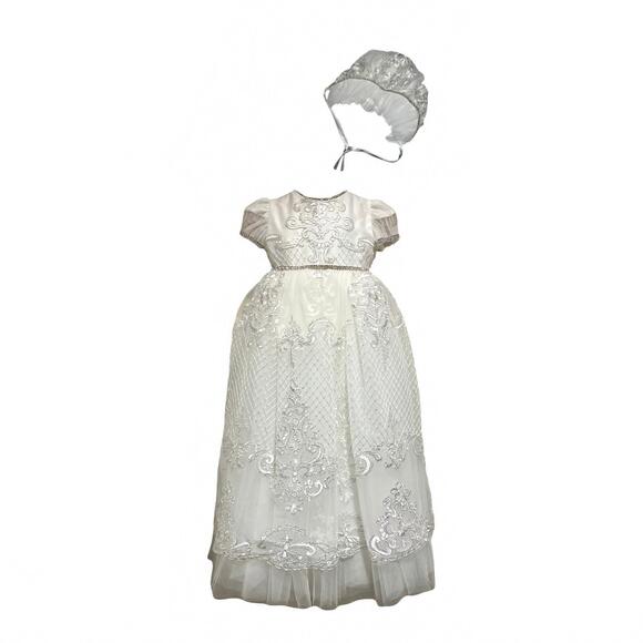 PICCOLO BACIO | Dresses | New Piccolo Bacio Kids Vera Christening Gown ...